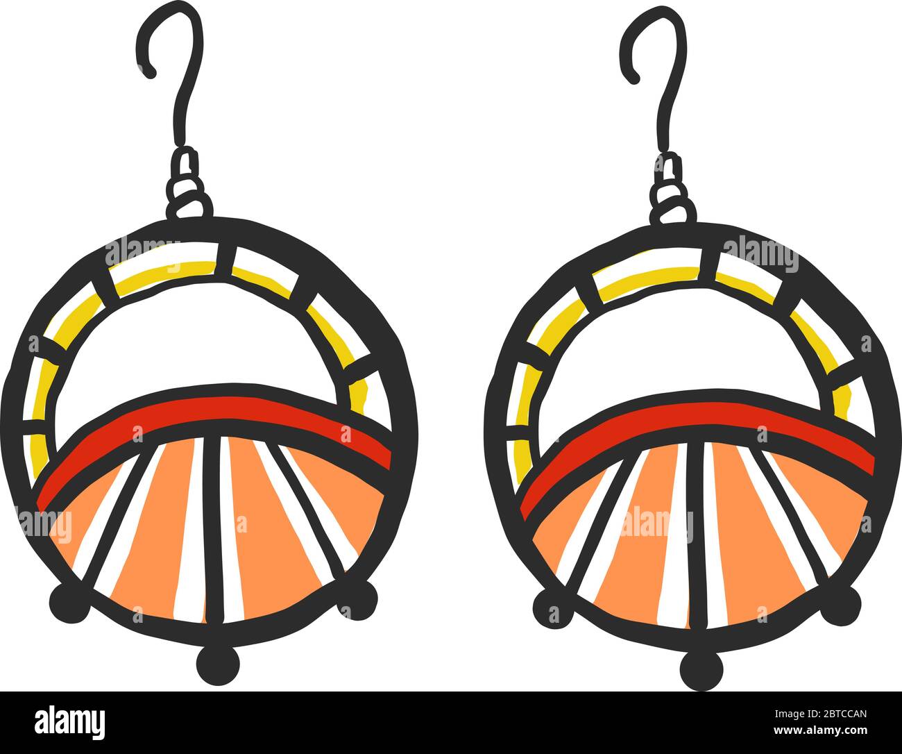 White beadwork Stock Vector Images - Alamy