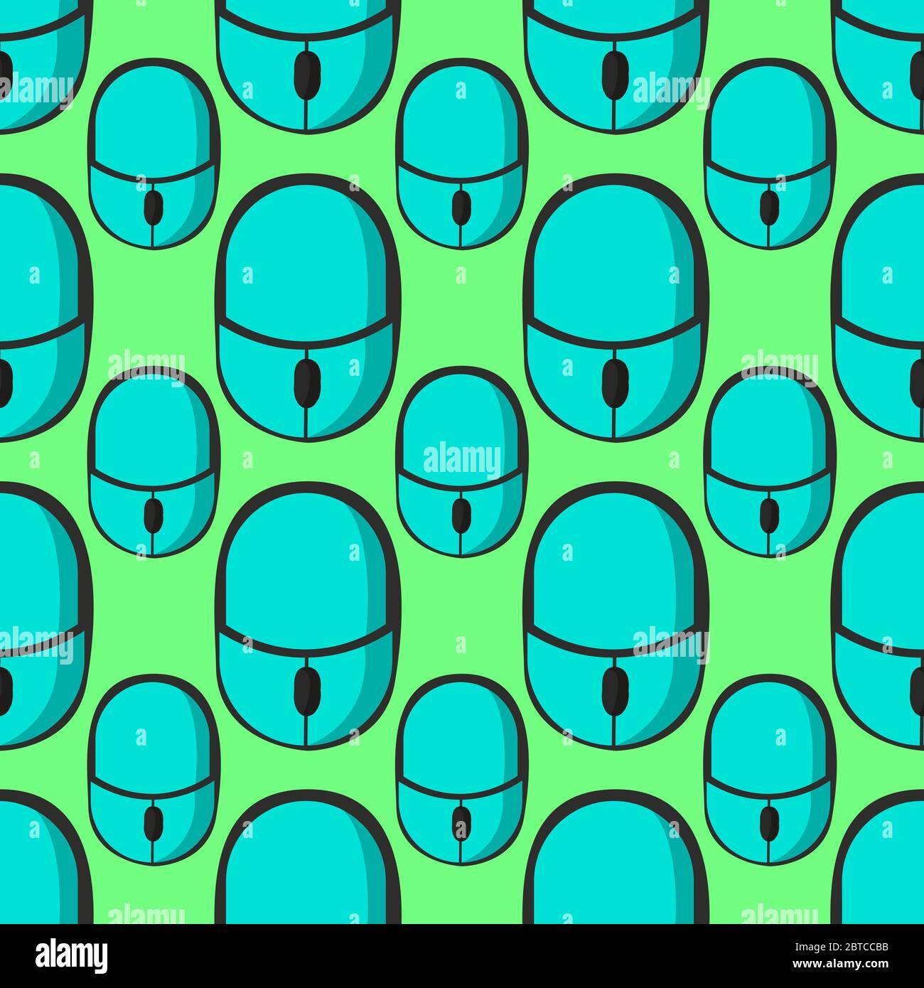 PC mouse pattern , illustration, vector on white background Stock ...