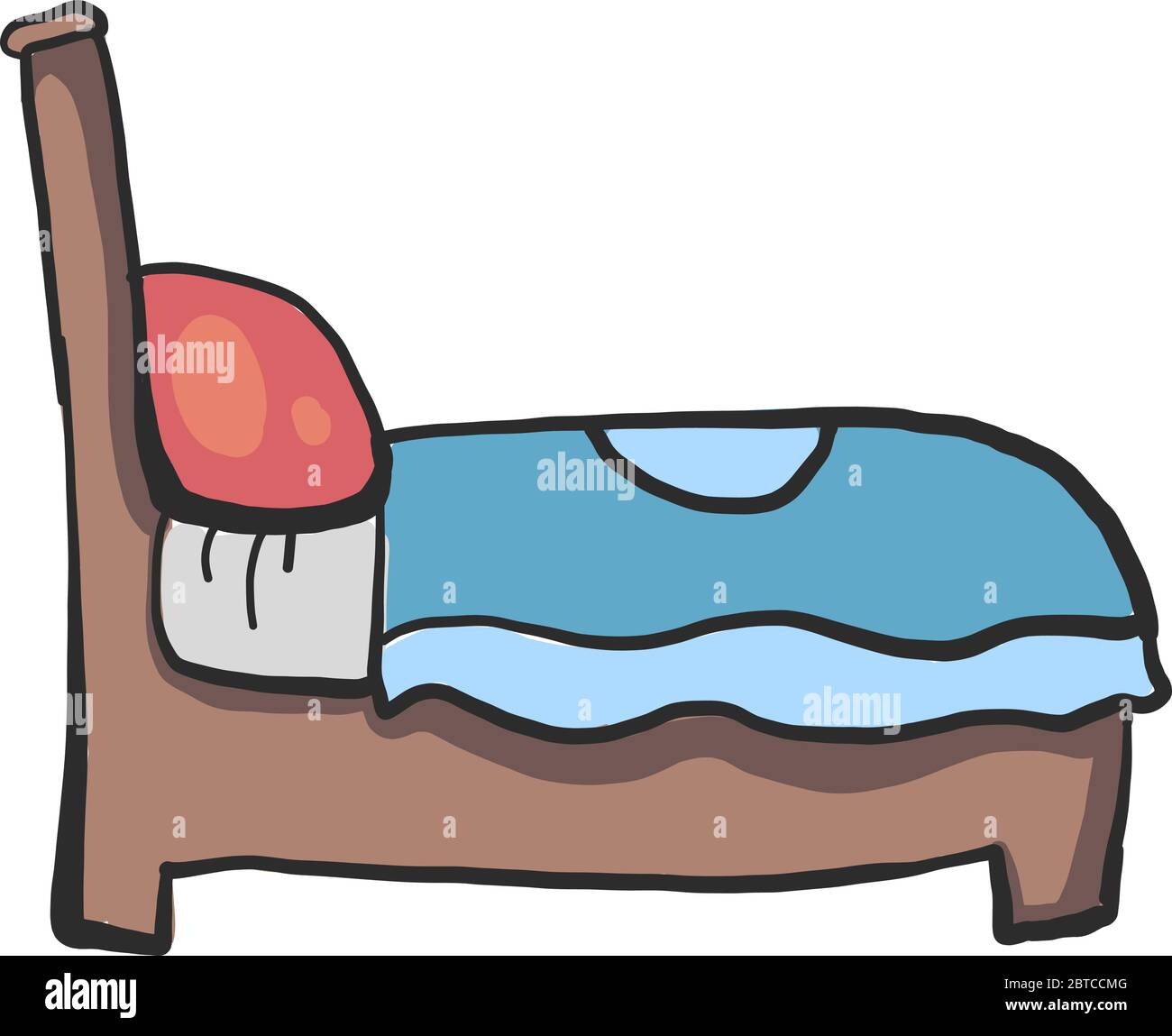 Family bed vector vectors hi-res stock photography and images - Alamy
