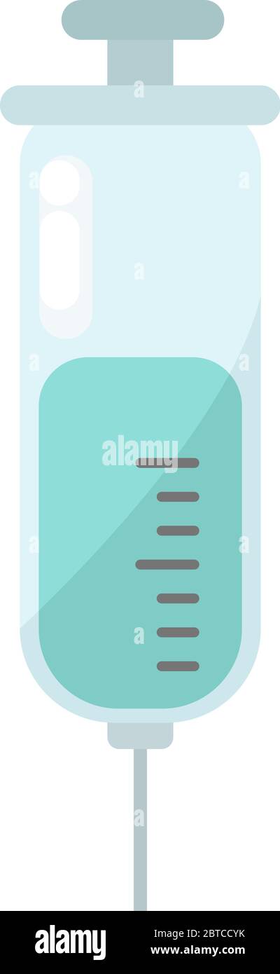 Syringe , illustration, vector on white background Stock Vector Image ...