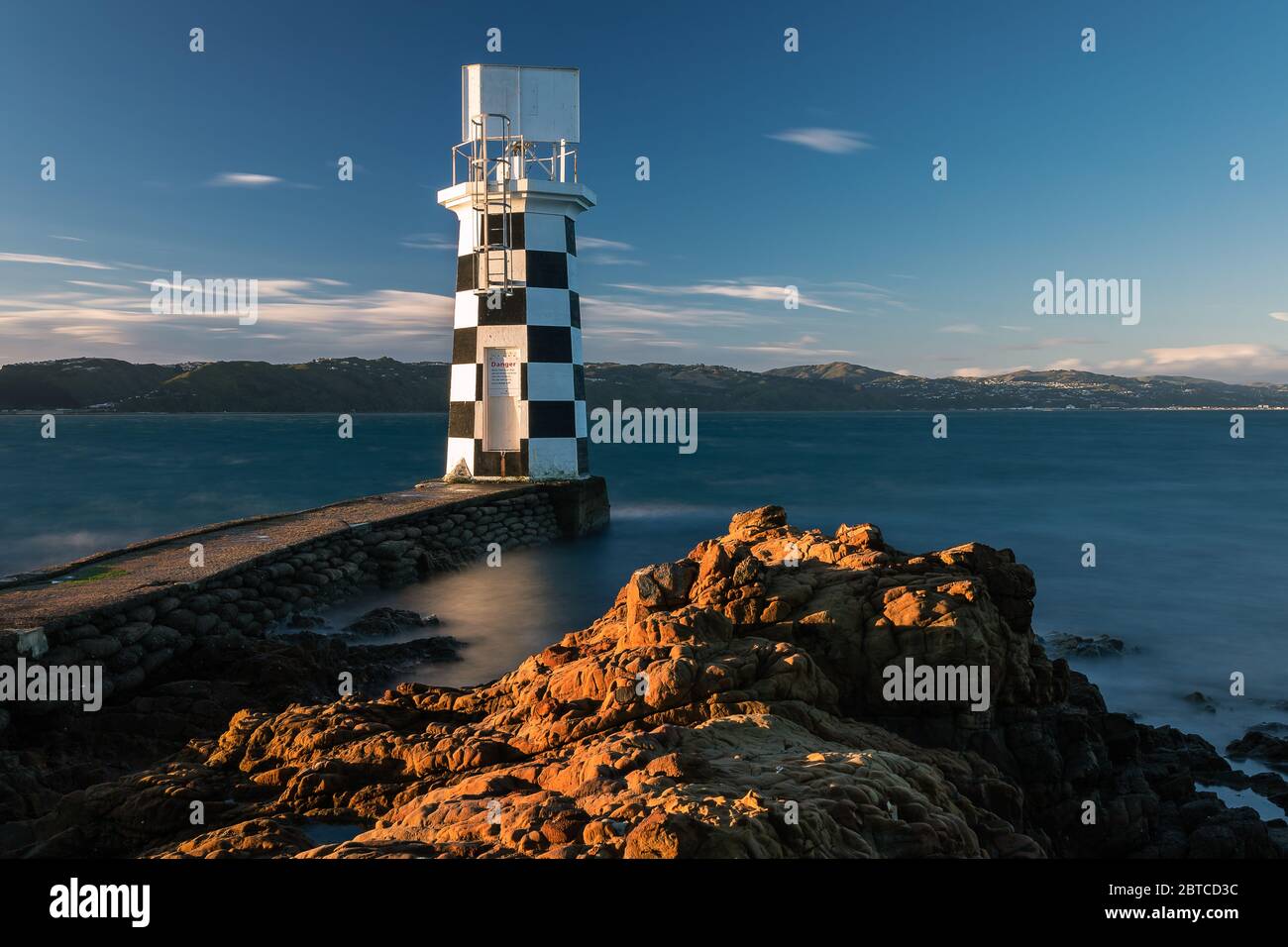 Point halswell lighthouse hi-res stock photography and images - Alamy