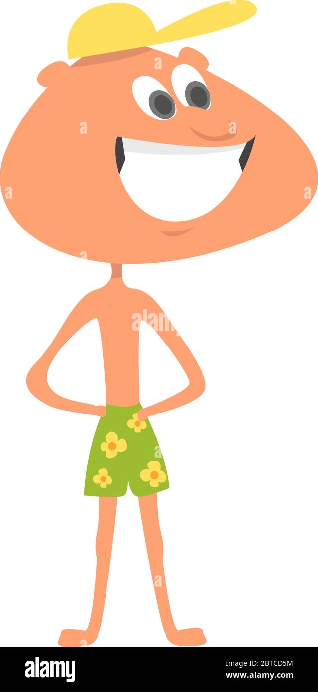 Young man on background sea Cut Out Stock Images & Pictures - Alamy