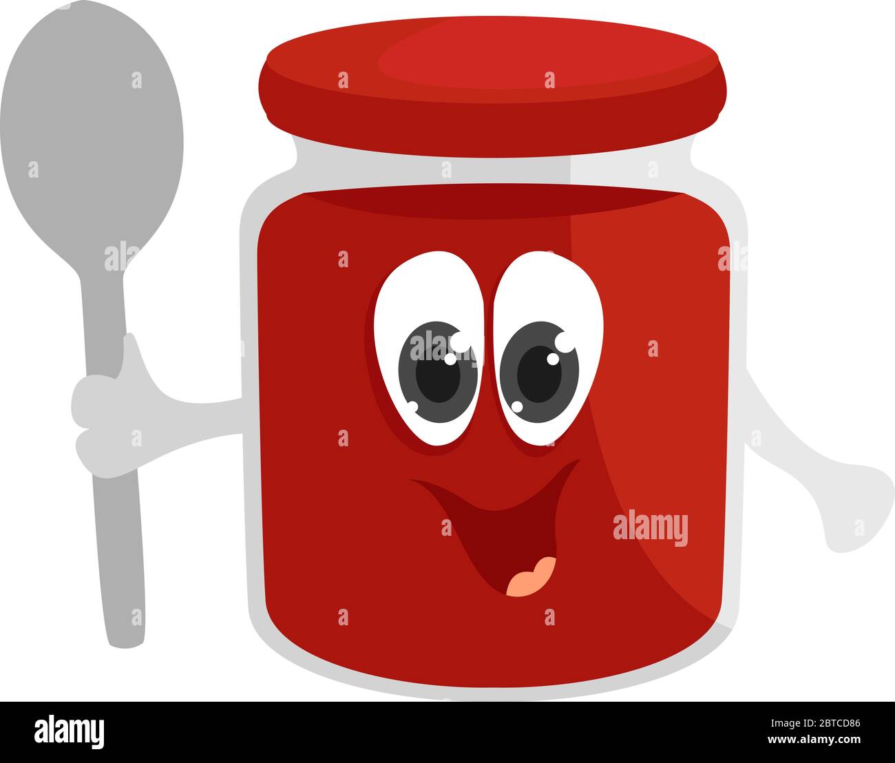 Tomato paste , illustration, vector on white background Stock Vector ...