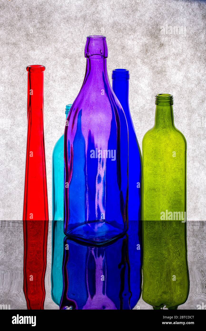 Reflective bottles hi-res stock photography and images - Alamy