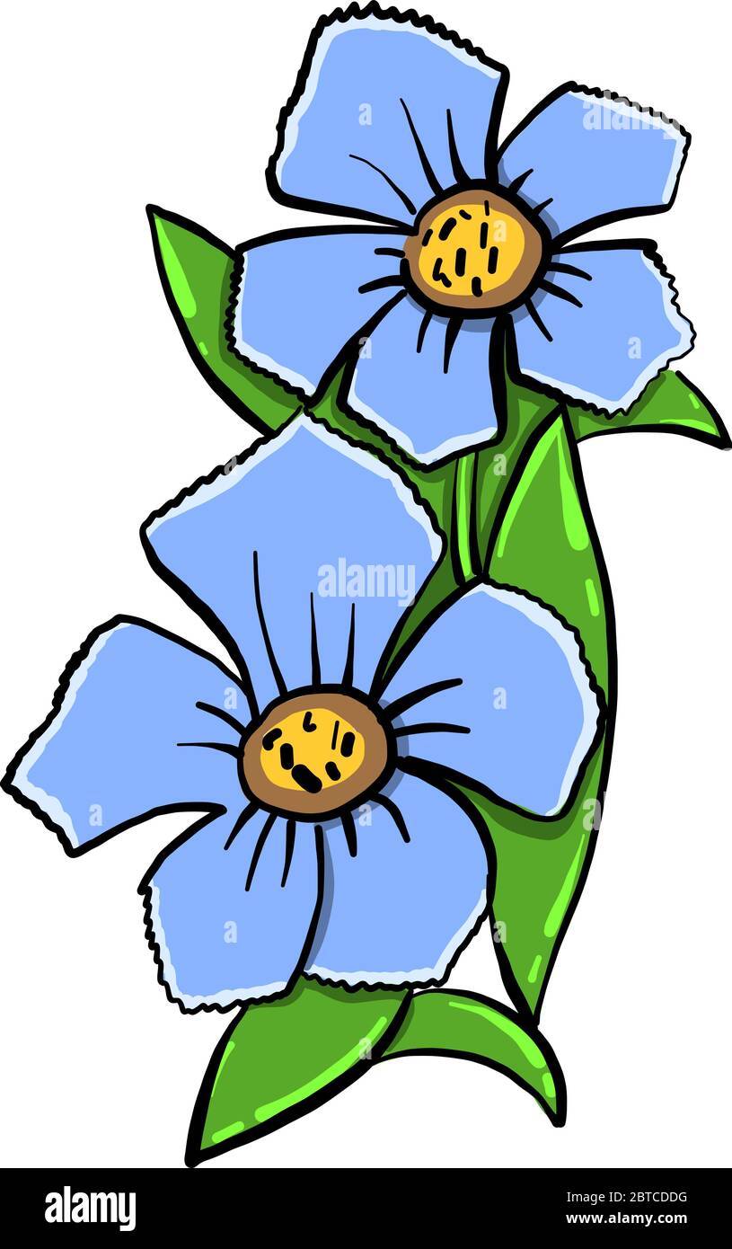 Violets Are Blue Drawing