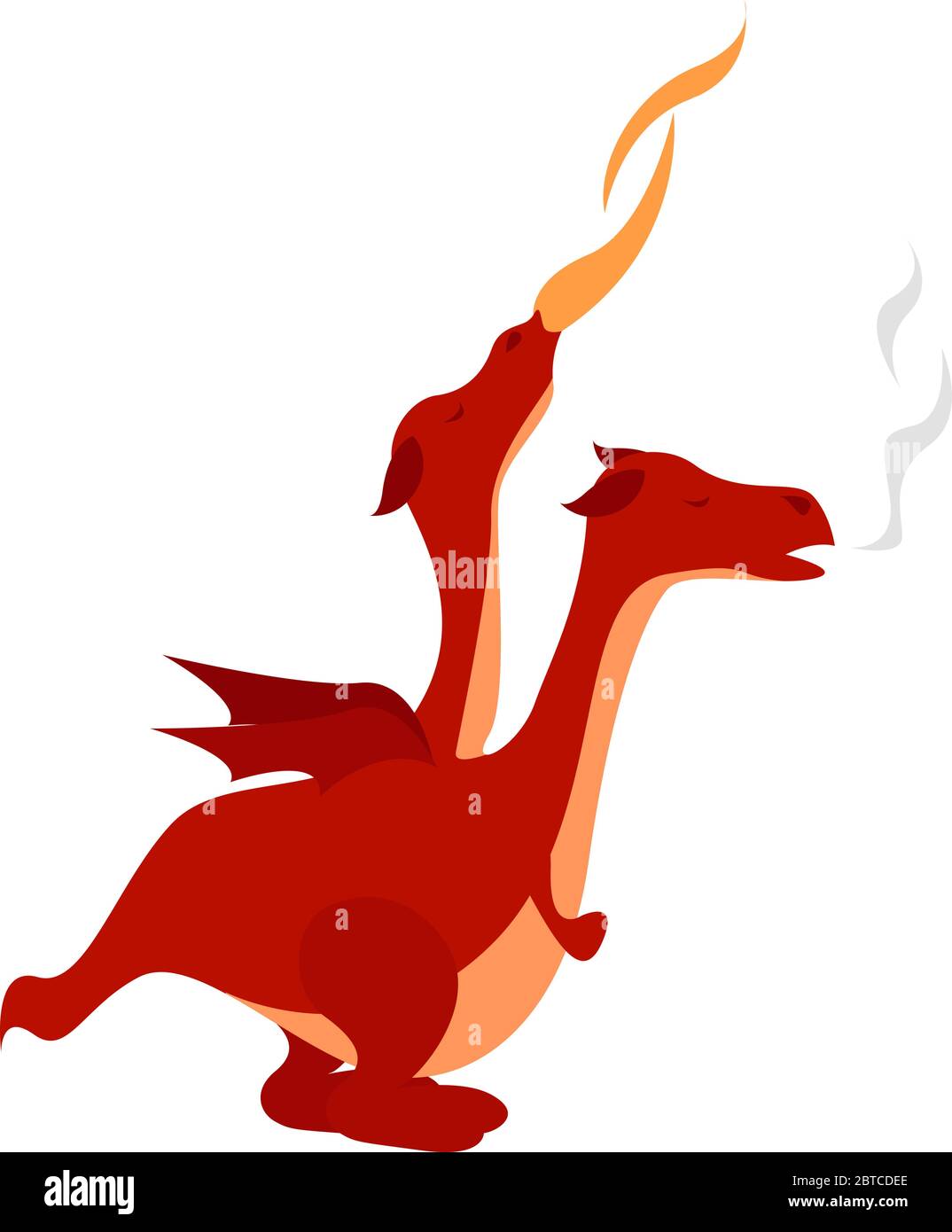 Two headed dragon hi-res stock photography and images - Alamy