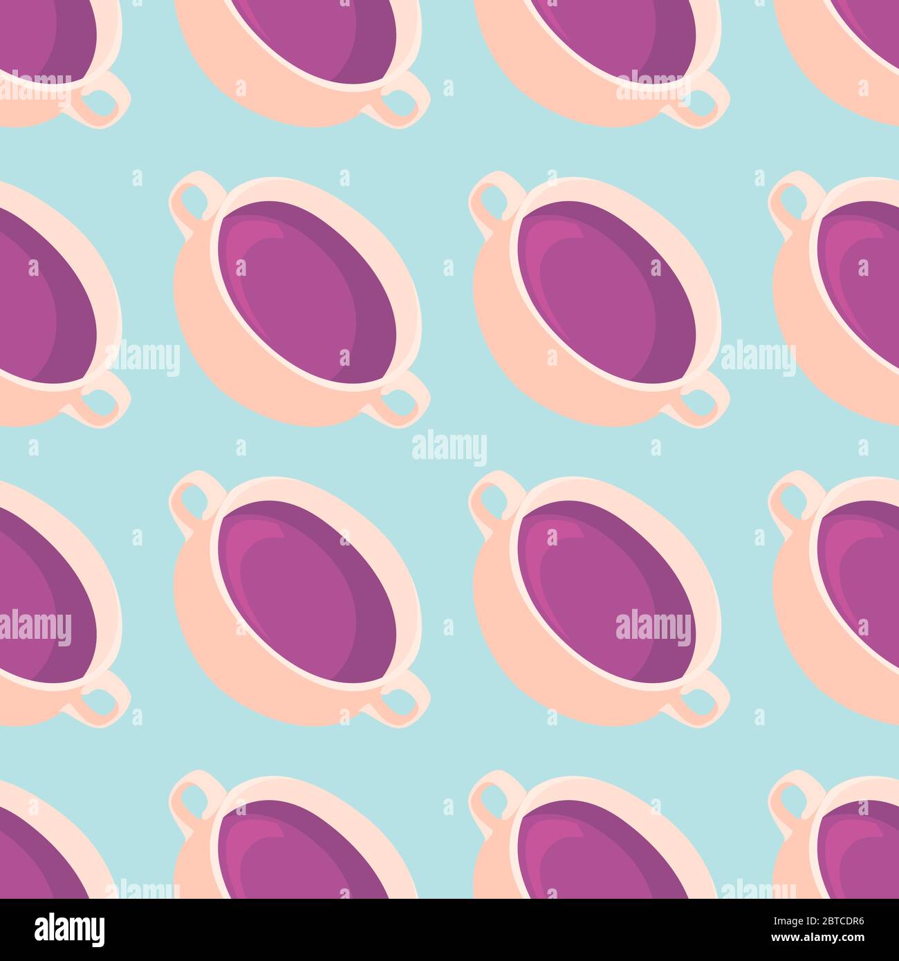 Soup pattern , illustration, vector on white background Stock Vector ...