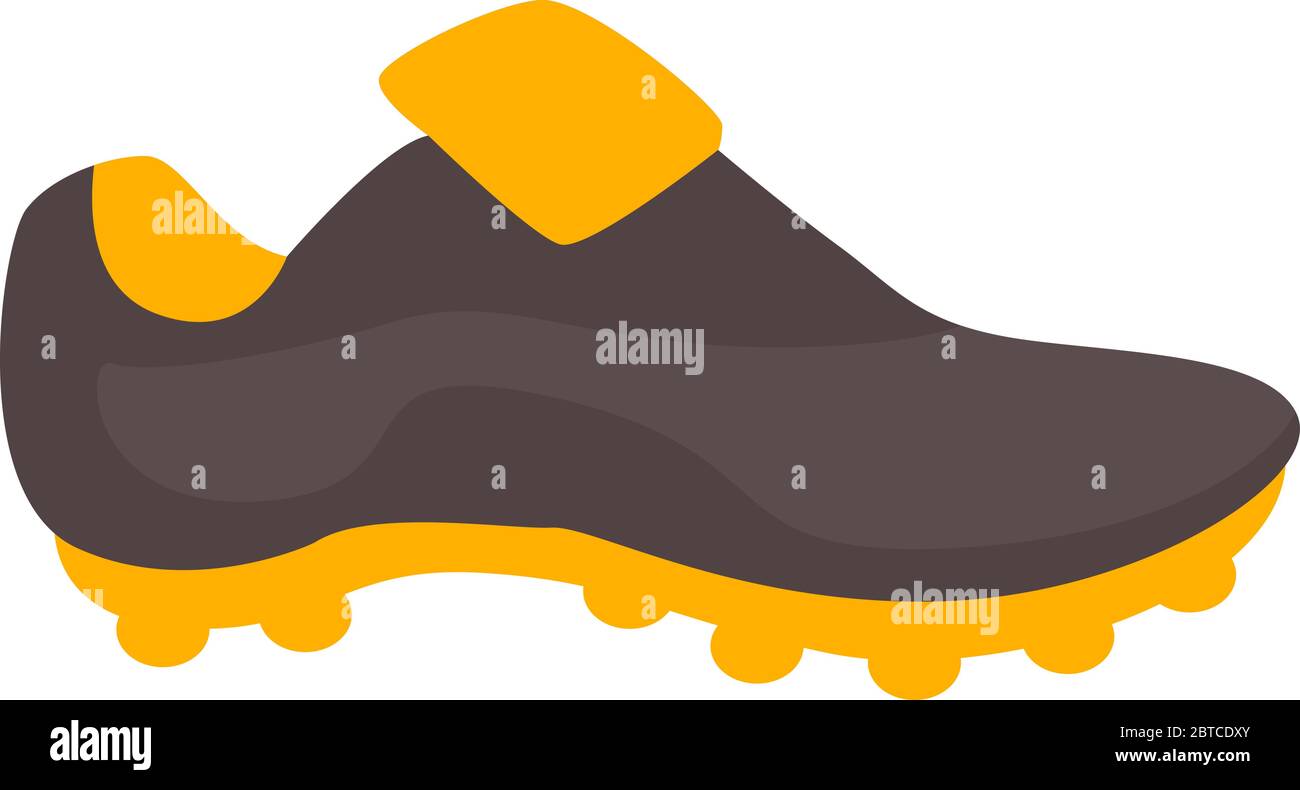 Football sneaker, illustration, vector on white background Stock Vector ...