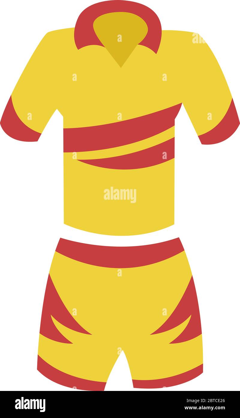 Summer man clothes, illustration, vector on white background Stock ...