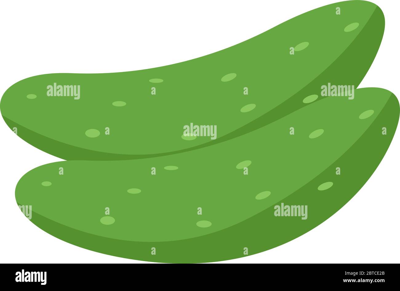 Cucumber plant cucumbers on Stock Vector Images - Alamy