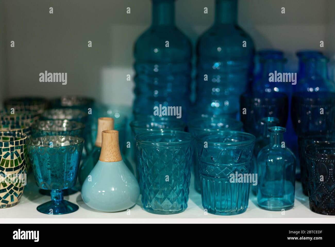 Sets of decorative dishes. Beautiful dishes close up Stock Photo - Alamy