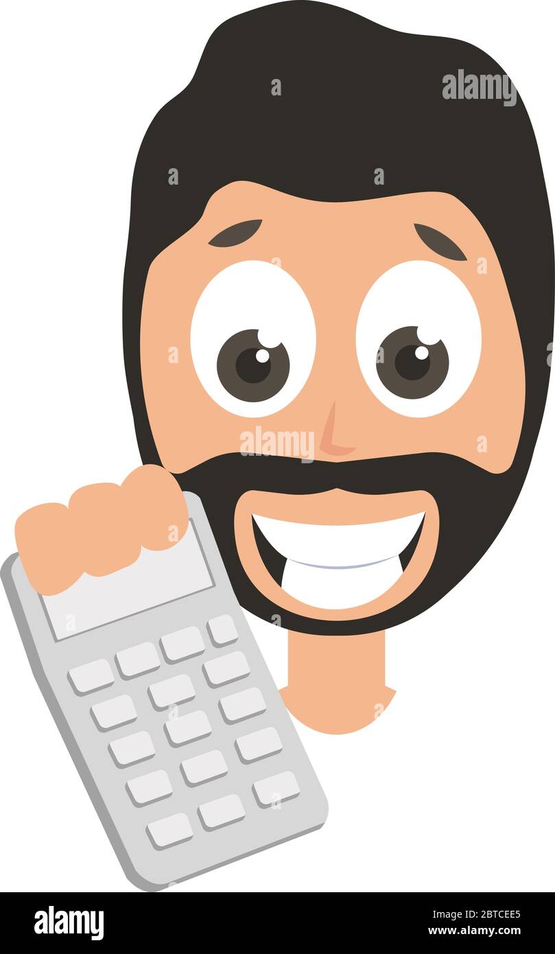 Concept tax calculator on Stock Vector Images - Alamy