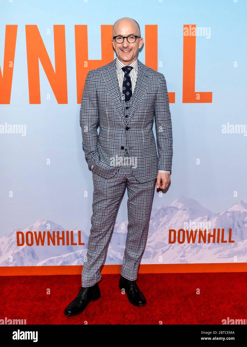 New York, NY - Feb 12, 2020: Jim Rash attends the premiere of "Downhill ...