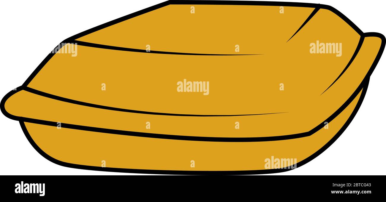 Food packet, illustration, vector on white background Stock Vector ...