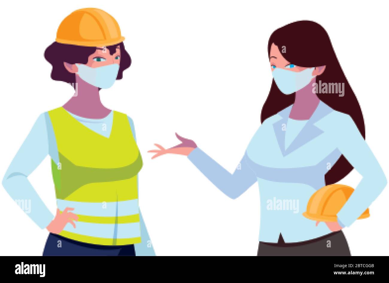 Cartoon engineer builder blueprints Stock Vector Images - Alamy