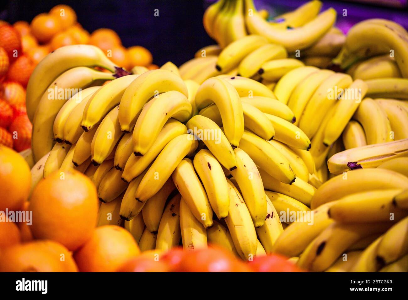 A fruit bananas in the store Stock Photo - Alamy