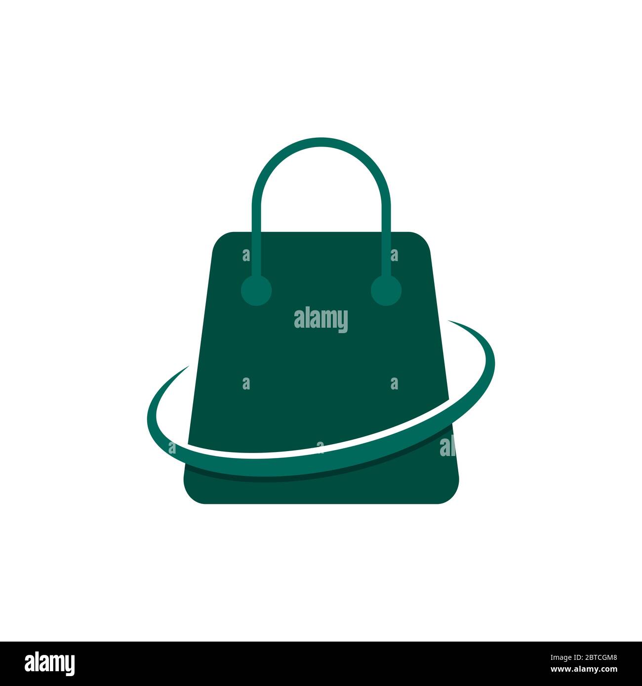 shopping bag vector design template illustration Stock Vector Image ...