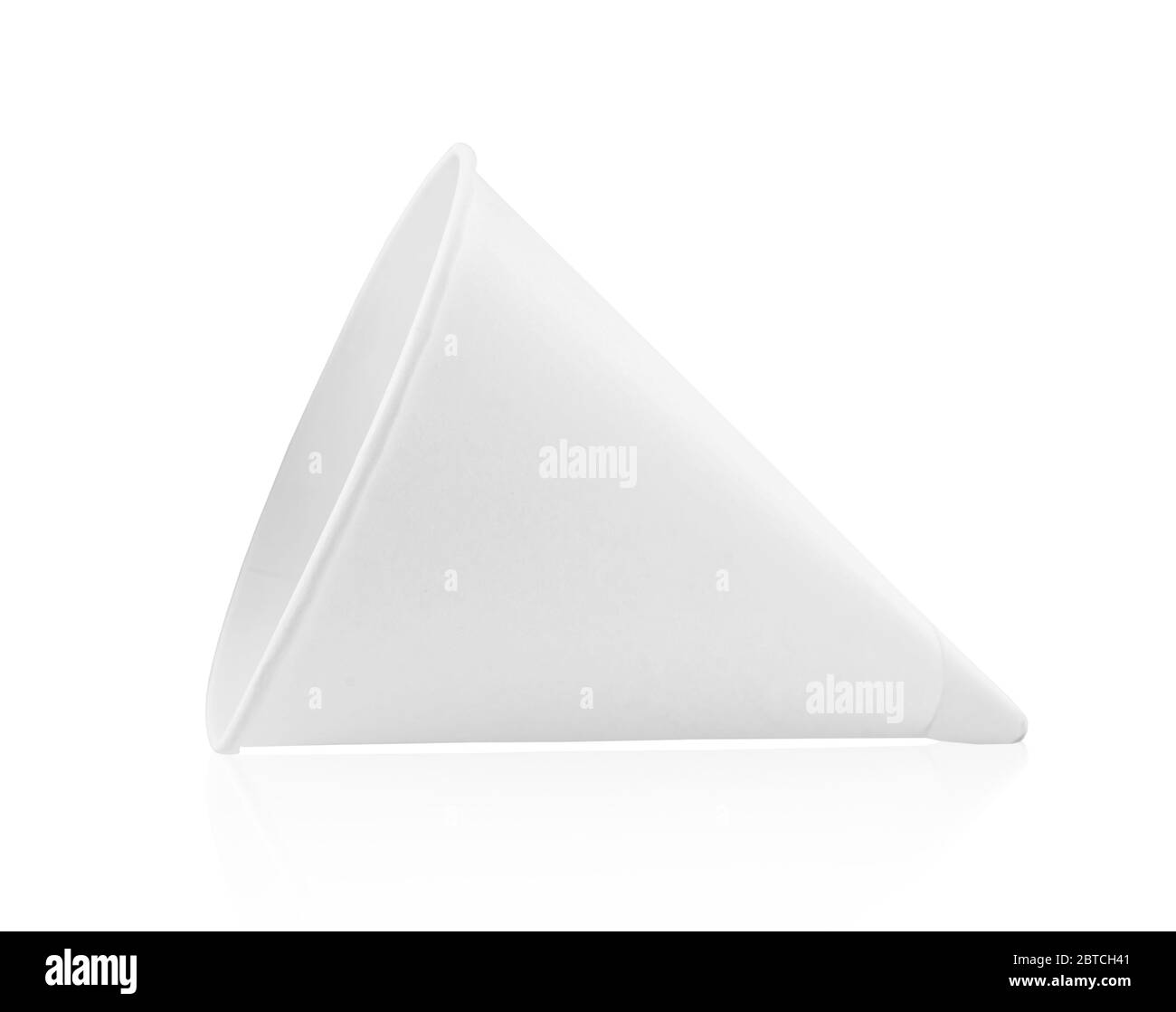 Empty paper cone paper cone Cut Out Stock Images & Pictures - Alamy