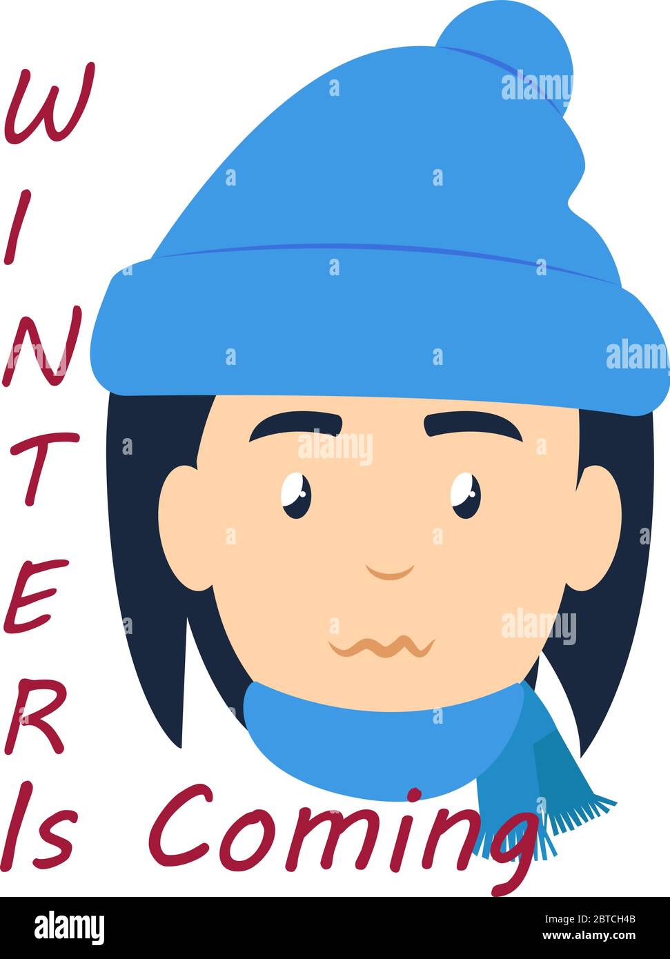 Set warm clothes in Stock Vector Images - Alamy