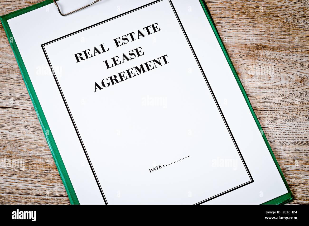 Real estate lease contract hi-res stock photography and images - Alamy