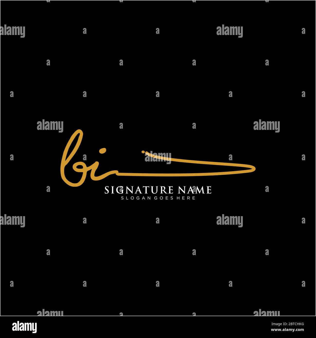 Bi letter logo hi-res stock photography and images - Alamy