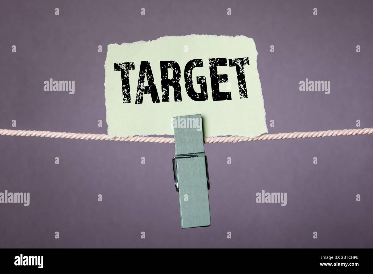 TARGET. Business, commitment, goals and achievements concept. Sheet of ...