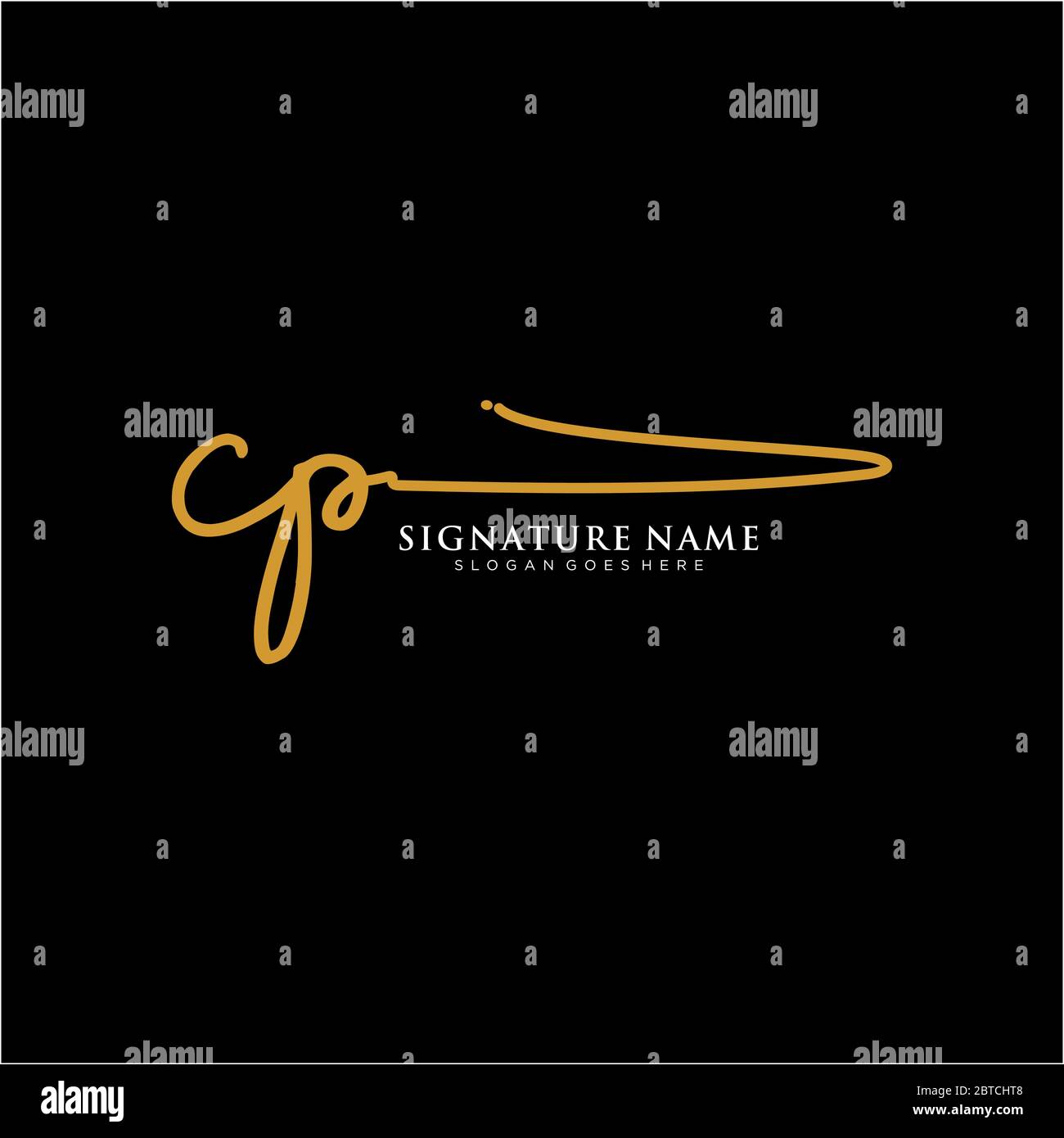 Cp letter logo hi-res stock photography and images - Alamy