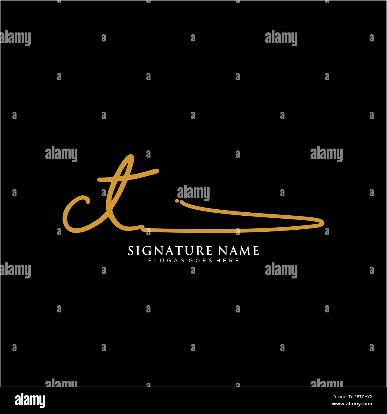 Ct initials logo hi-res stock photography and images - Alamy