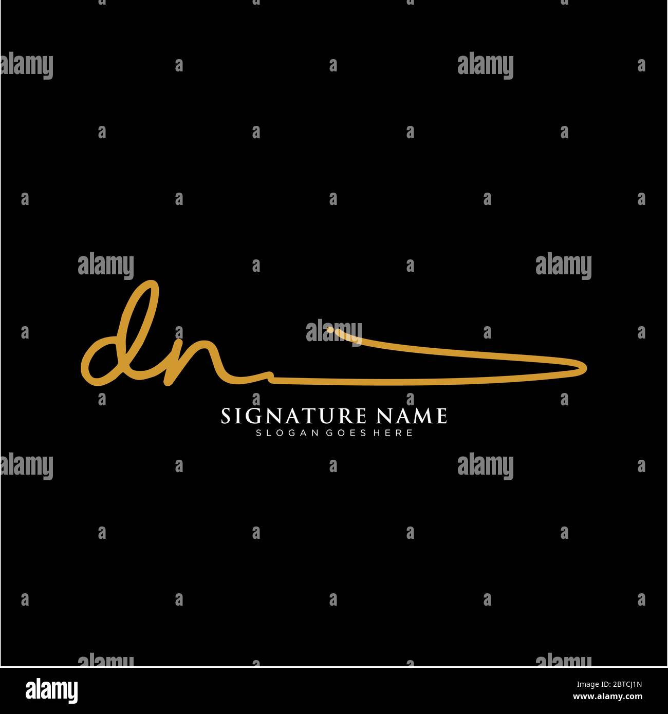 Dn signature hi-res stock photography and images - Alamy