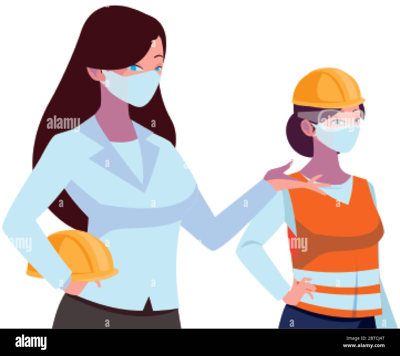 Cartoon engineer builder blueprints Stock Vector Images - Alamy