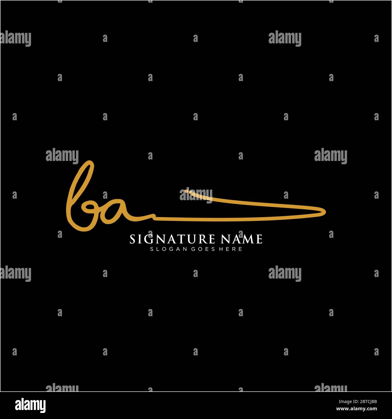 Ba clean logo Stock Vector Images - Alamy