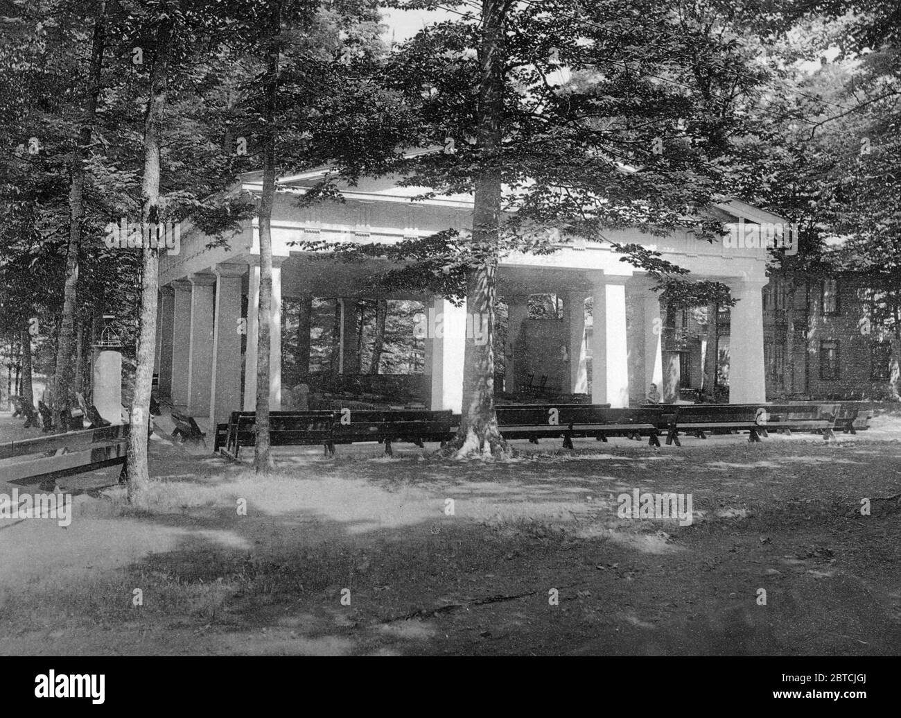 Hall of philosophy chautauqua Black and White Stock Photos & Images - Alamy