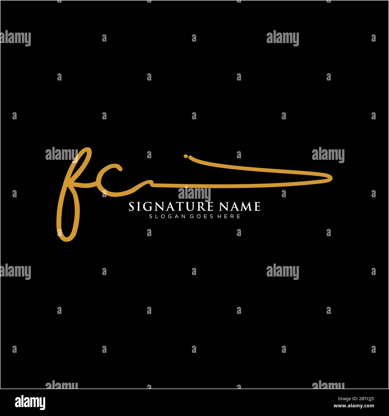 Fc signature hi-res stock photography and images - Alamy