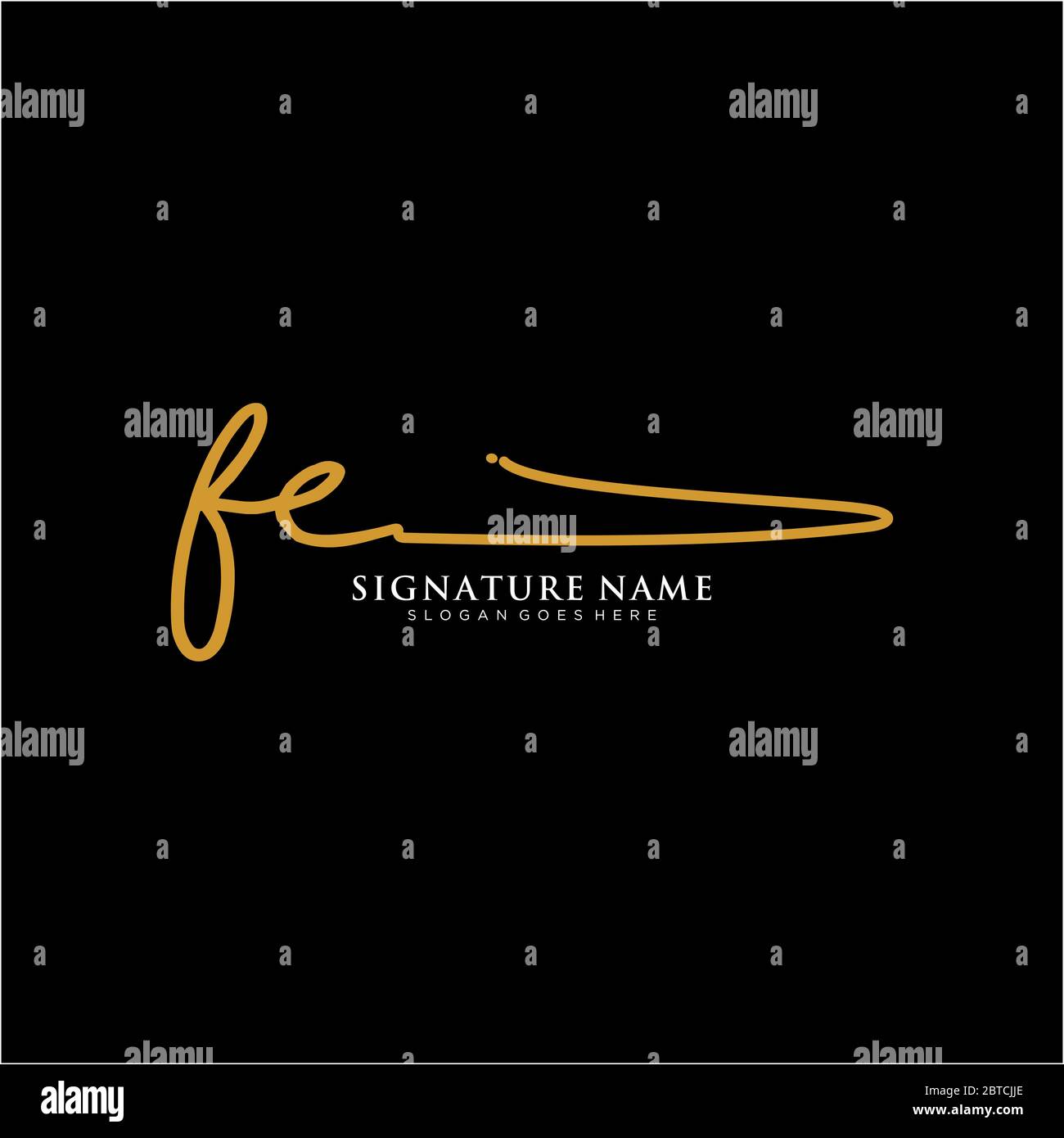 Fe clean logo Stock Vector Images - Alamy