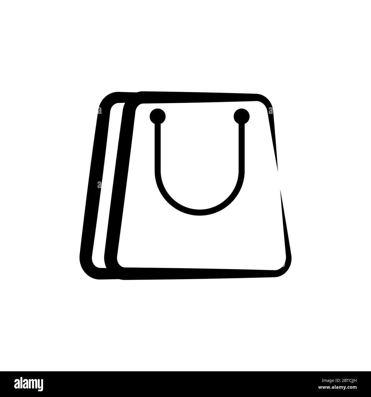 shopping bag vector design template illustration Stock Vector Image ...
