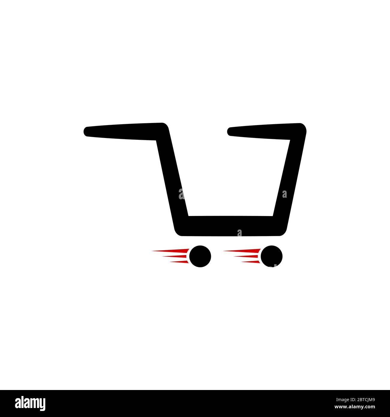 fast shopping cart vector design template illustration Stock Vector ...