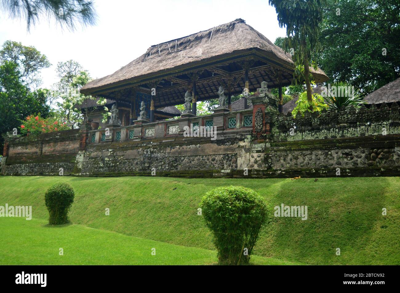 Interior exterior design and ancient decoration gardening of Pura Taman ...