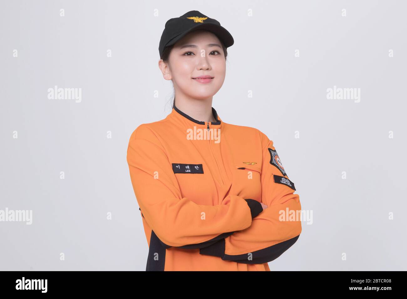 Female firefighter asian hi-res stock photography and images - Alamy