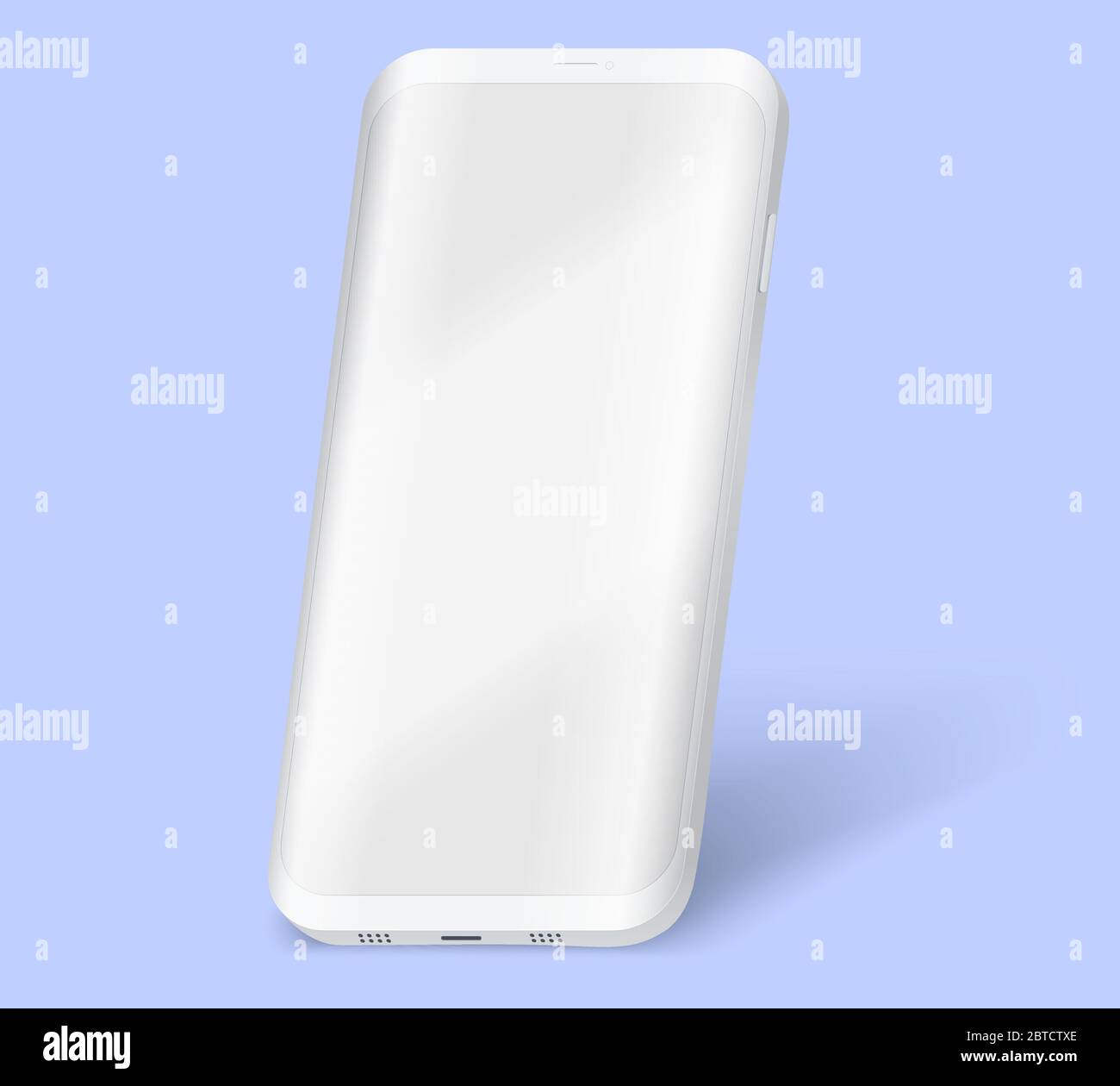 Smartphone perspective presentation mockup Stock Vector Image & Art - Alamy