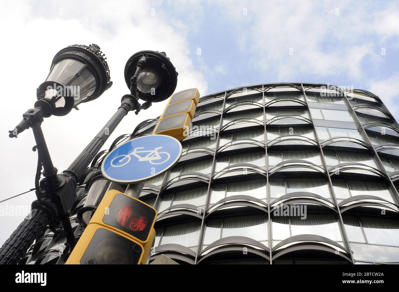 The Winterthur building, also known as the House of Eyebrows due to the ...