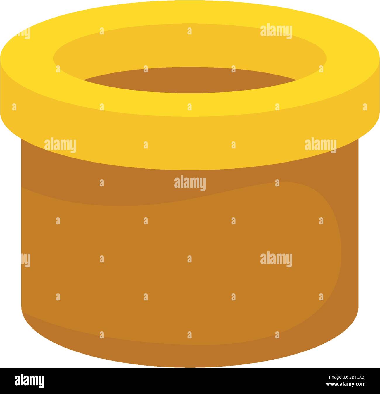 Empty pot plants Stock Vector Images - Alamy