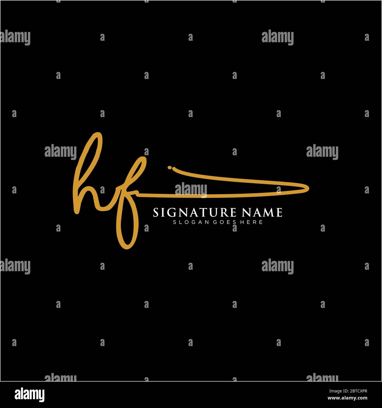 Hf logo vector vectors hi-res stock photography and images - Alamy