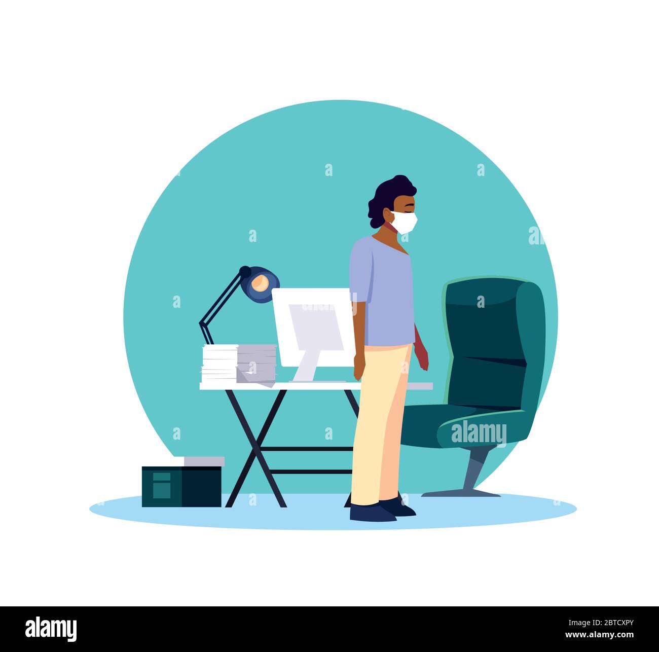 Man feeling sick at home design of Medical care and covid 19 virus ...