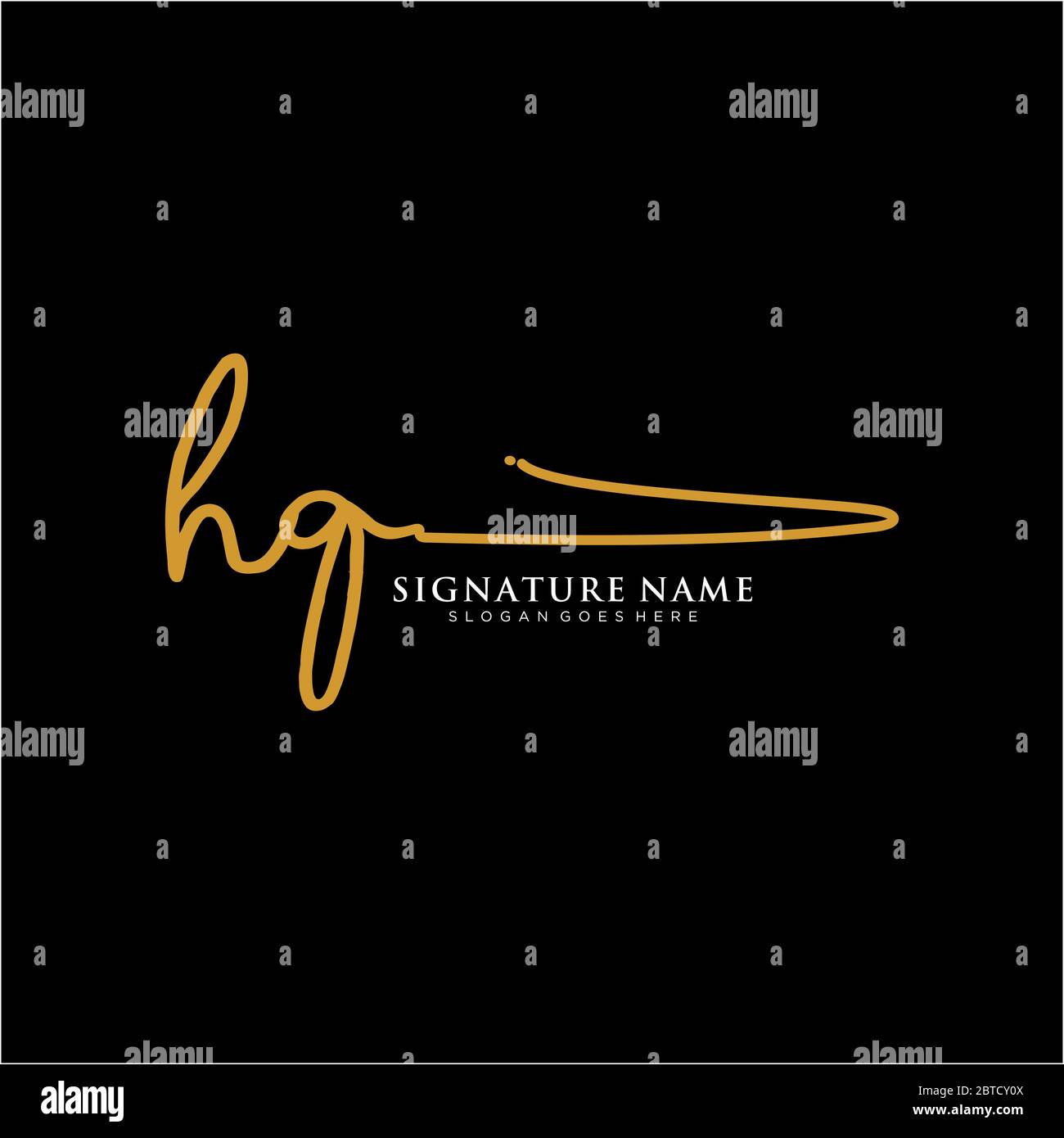 Letter hq logo hi-res stock photography and images - Alamy