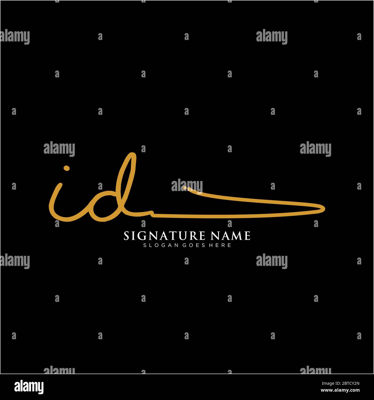 Id logo vector vectors hi-res stock photography and images - Alamy