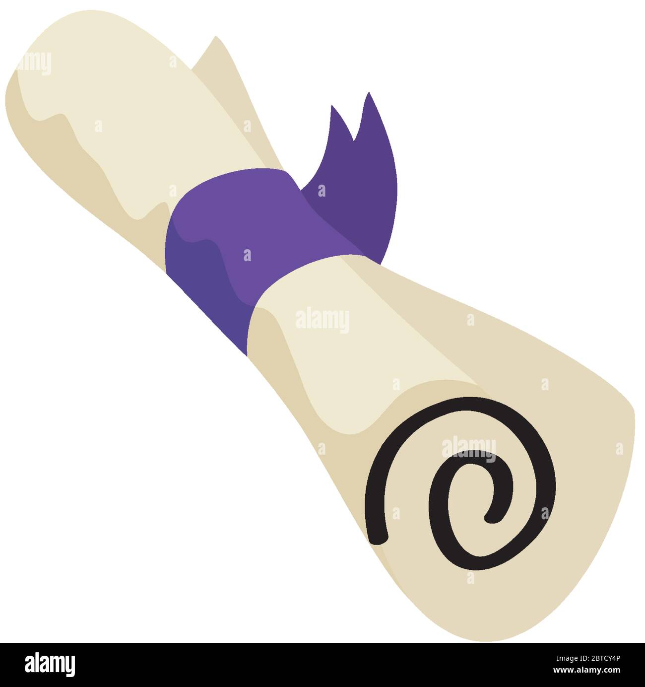 Graduation roll Stock Vector Images - Alamy