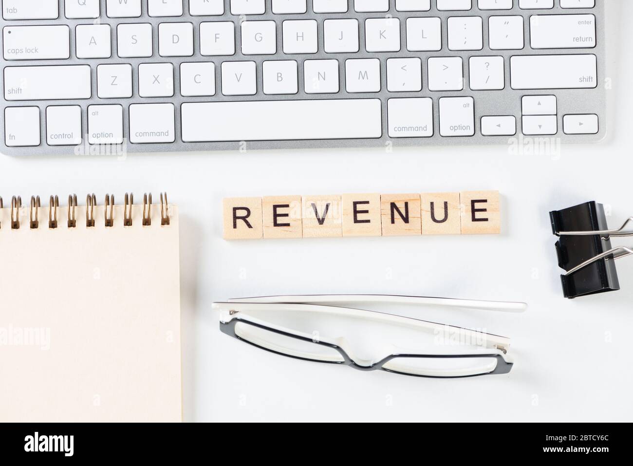 Revenue growth concept with letters Stock Photo - Alamy