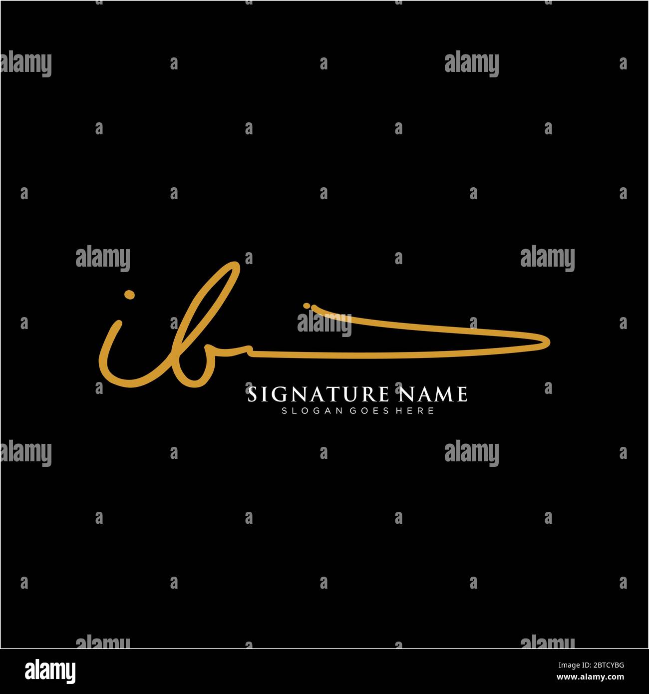 Logo ib vector vectors hi-res stock photography and images - Alamy