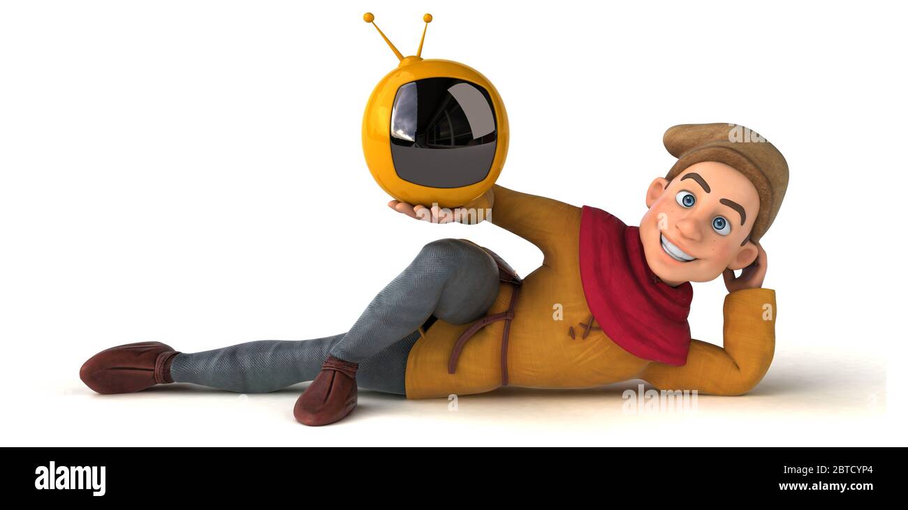 3D Illustration of a medieval historical character Stock Photo - Alamy