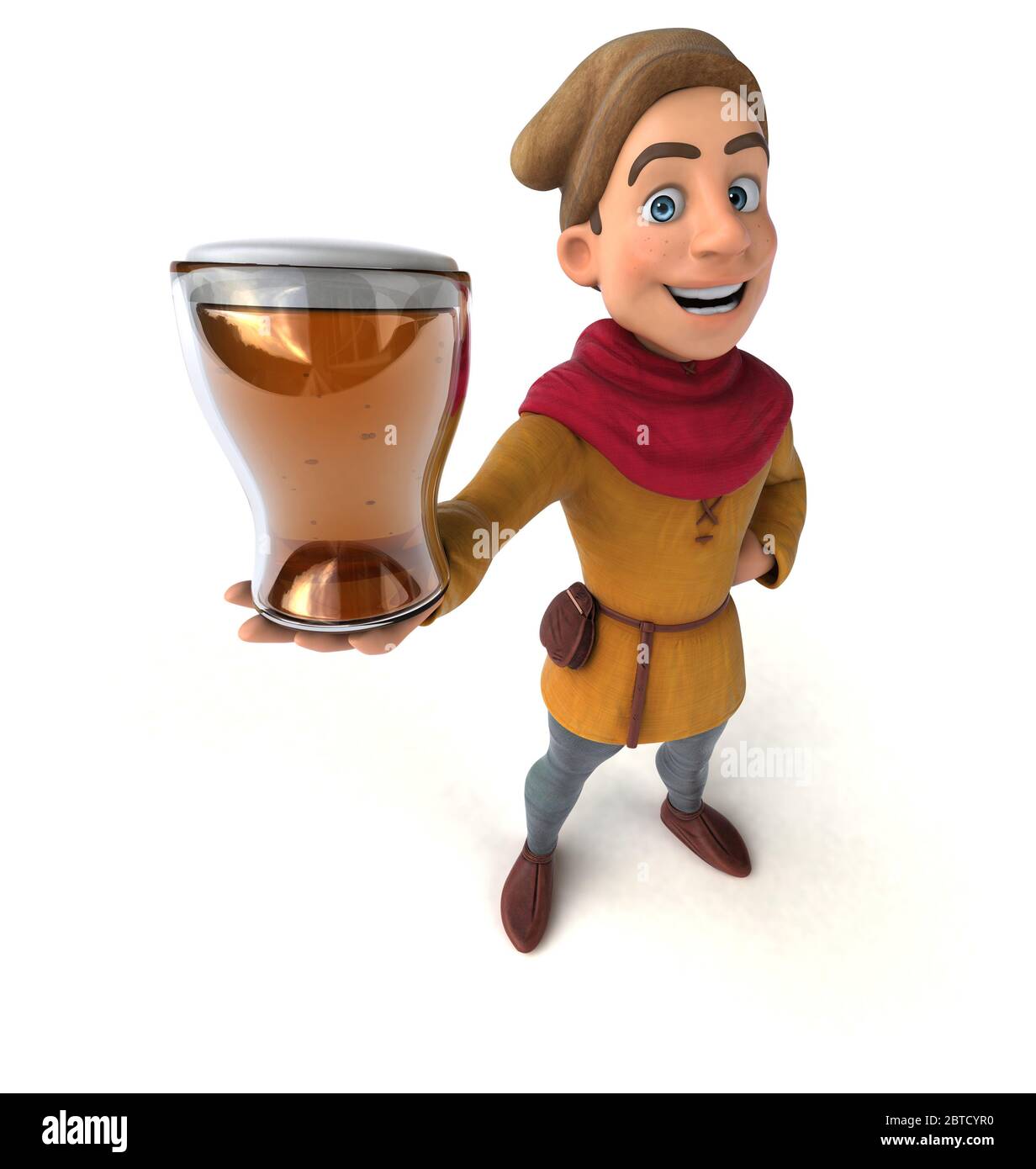 Medieval alcohol illustration Cut Out Stock Images & Pictures - Alamy